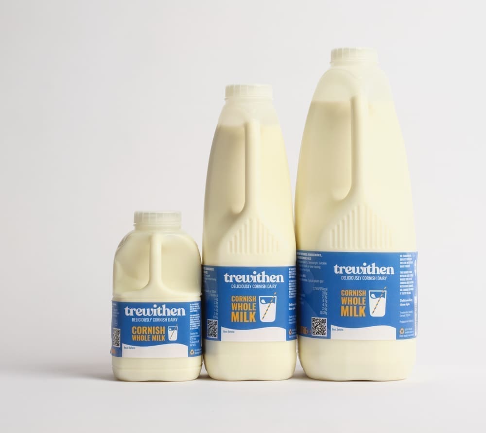 Delicious Cornish Whole Milk - Trewithen Dairy