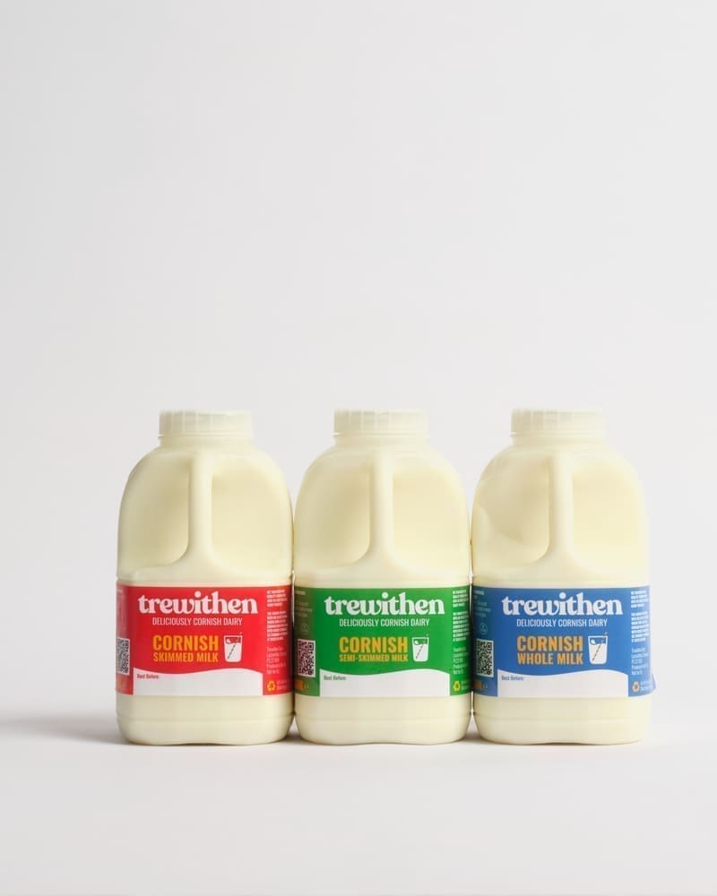 Fresh & Creamy Cornish Milk - Trewithen Dairy