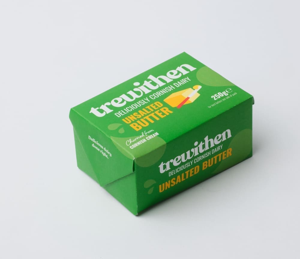 Creamy Golden Cornish Butter - Trewithen Dairy